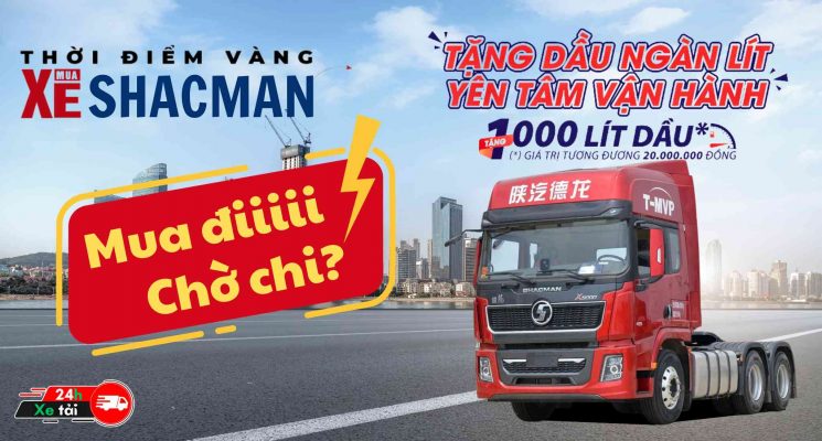 Đầu Kéo Shacman X5000 400 HP Giá Tốt - Khuyến Mãi Cực Lớn - Xe Tải 24h